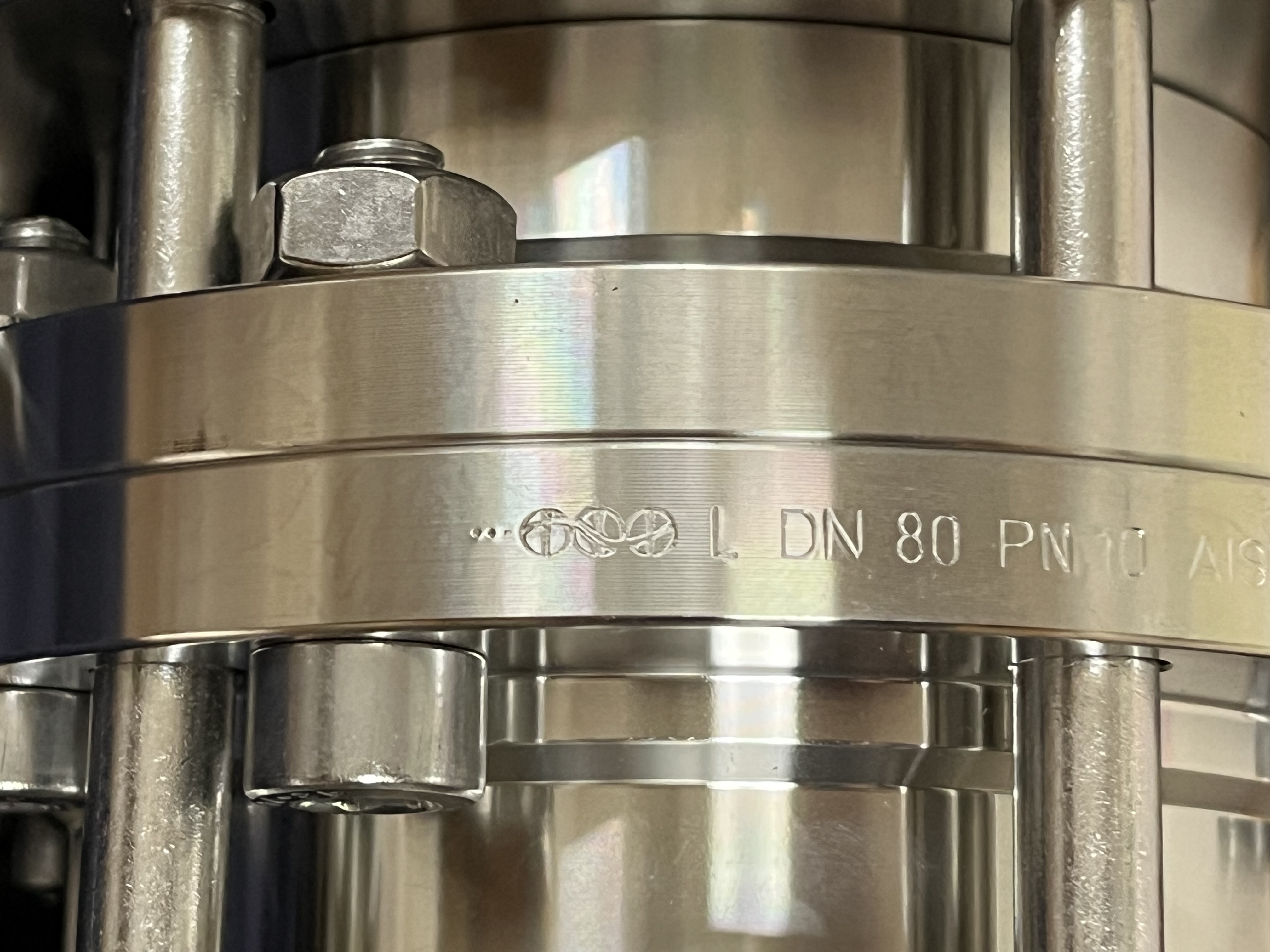 Kieselmann 4310 intermediate flange butterfly valve DN80 バタフライヴァルブ - 工業 ...