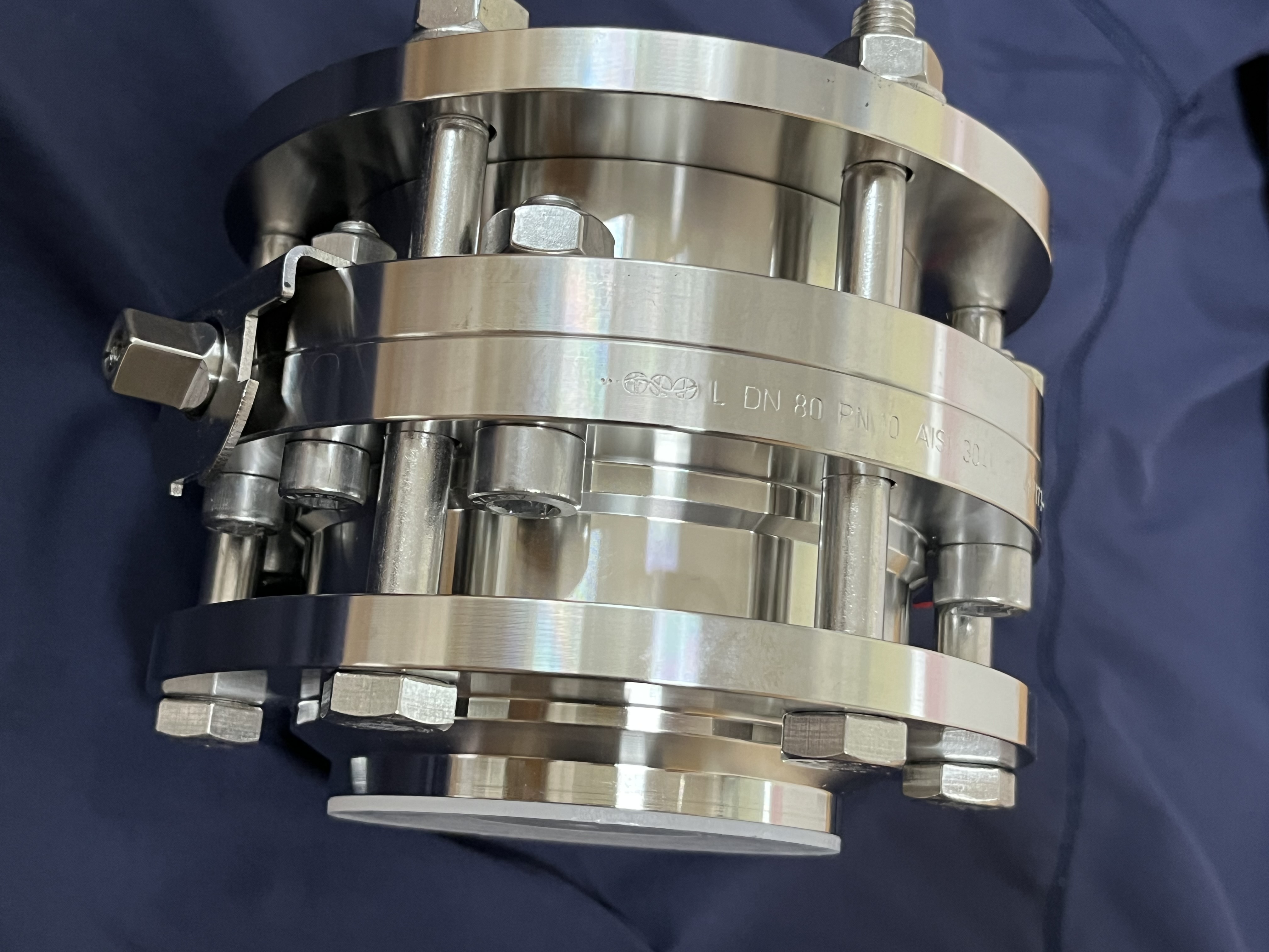 Kieselmann 4310 intermediate flange butterfly valve DN80 バタフライヴァルブ - 工業 ...